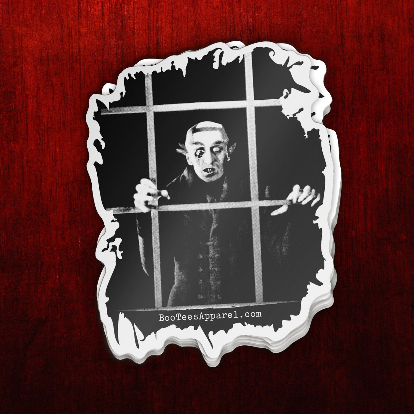 Nosferatu Window | Vintage Horror Stickers | Boo Tees Apparel