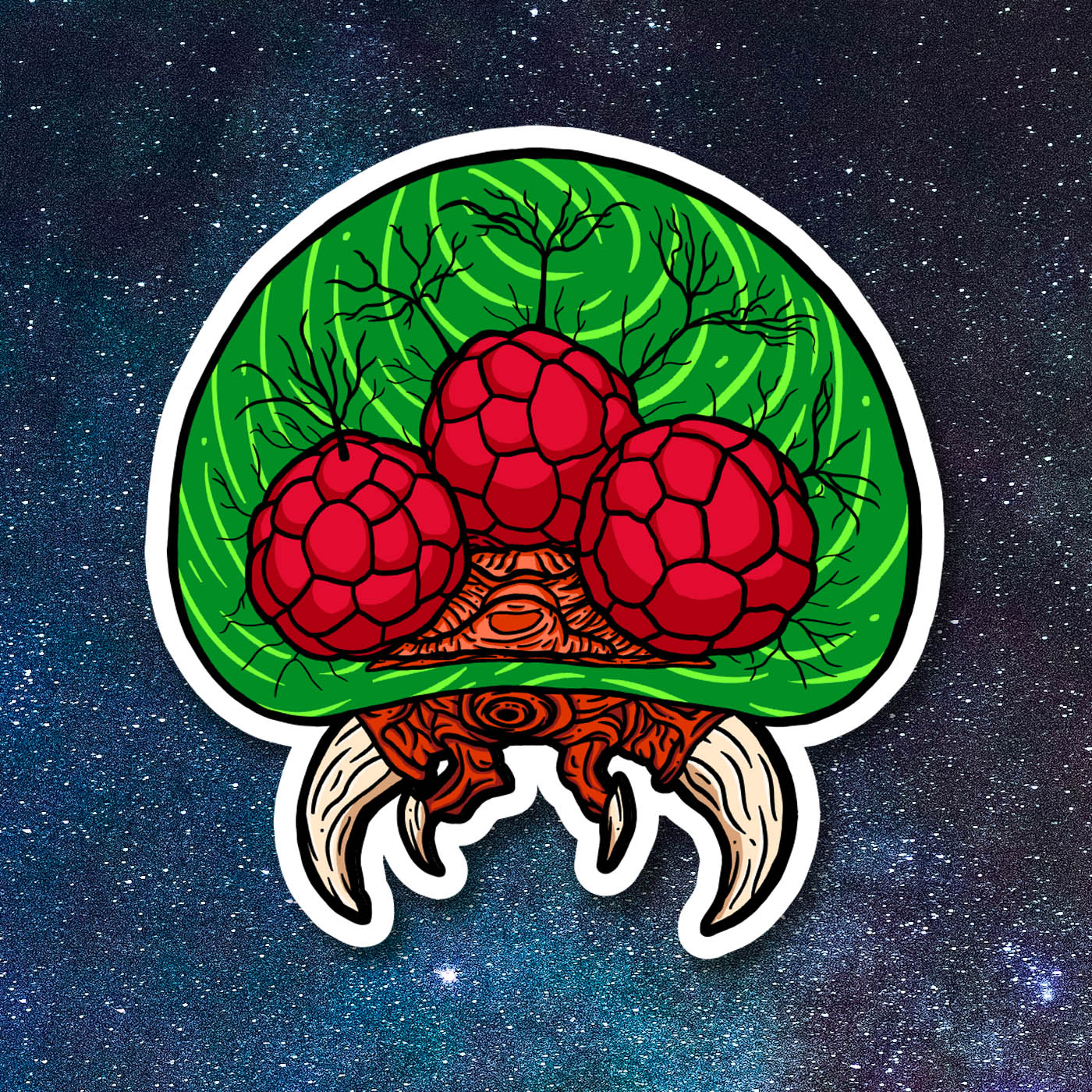 Metroid Decal | Super Metroid Stickers | Boo Tees Apparel
